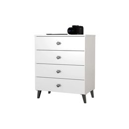 H&ouml;ffner Kommode 60 cm breit Lara wei&szlig; Ma&szlig;e (cm): B: 60 H: 73 &raquo; H&ouml;ffner