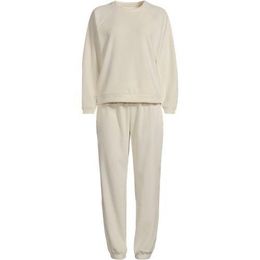 LANDS' END Lounge-Set aus Samt, Damen,  Wei&szlig;, Polyester/Polyester-Mischung, by Lands' End