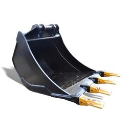 Tamsalu Tiefl&ouml;ffel 250 l mit Z&auml;hnen - Messer: 25 x 200 x L650 mm