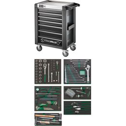 Stahlwille Werkstattwagen 95/7 A mit 157 tlg. Premium-Werkzeugsatz 95/157QR