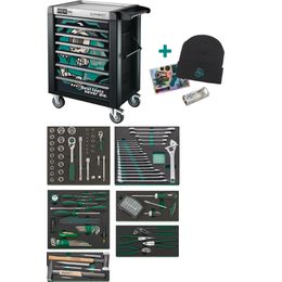 Stahlwille Werkstattwagen 95/7 PRO NDE-Set Max inkl. 157 tlg. Werkzeugsatz 95/157QR NDE