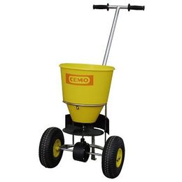 CEMO Streuwagen aus Edelstahl mit PE Beh&auml;lter SW 50-E