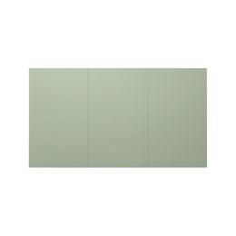 Chameleon Design XXL-Whiteboard Sharp Wall, HxT 1980 x 10 mm, rahmenlos, Breite 2940 mm, gr&uuml;n
