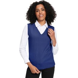 Damen Pullunder royalblau, Gr&ouml;&szlig;e 56
