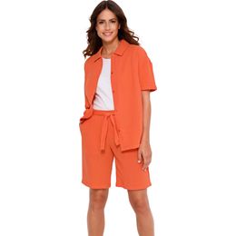 Damen Strandhose in Musselin-Qualit&auml;t orange, Gr&ouml;&szlig;e 46