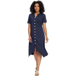 Damen A-Linien-Kleid marine, Gr&ouml;&szlig;e 56