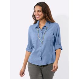 Flanellbluse