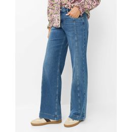 Brax Damen Five-Pocket-Hose Style MAINE USED REGULAR BLUE, denim blau regular, Gr. 36K