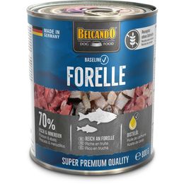 Belcando Baseline Forelle Hunde-Nassfutter getreidefrei 6x800g