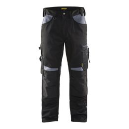 BLAKL&Auml;DER Blakl&auml;der Bundhose Handwerk, schwarz / grau, Konfektionsgr&ouml;&szlig;e 106 (155618609994C152)