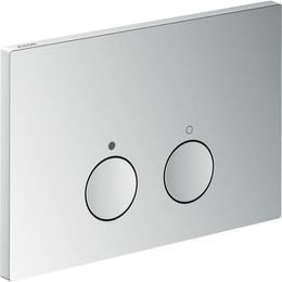 Hansgrohe Axor FlushPlate Dr&uuml;ckerplatte 42531000 f&uuml;r 2-Mengen-Sp&uuml;lung, Metall, chrom