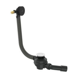 Hansgrohe AXOR Exafill Komplettset 42540670 Wanneneinlauf, Ab- und &Uuml;berlauf f&uuml;r Badewanne, mattschwarz