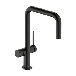 Hansgrohe Talis M54 Sp&uuml;ltischarmatur 72807340 Ger&auml;teabsperrventil, 1jet, brushed black chrome