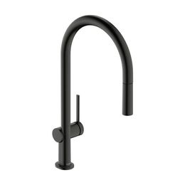 Hansgrohe Talis M54 Sp&uuml;ltischarmatur 72802340 mit Ausziehauslauf, 1jet, brushed black chrome