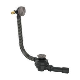 Hansgrohe AXOR Exafill Komplettset 42540340 Wanneneinlauf, Ab- und &Uuml;berlauf f&uuml;r Badewanne, brushed black chrome