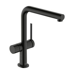 Hansgrohe Talis M54 Sp&uuml;ltischarmatur 72827340 Ger&auml;teabsperrventil, 1jet, brushed black chrome