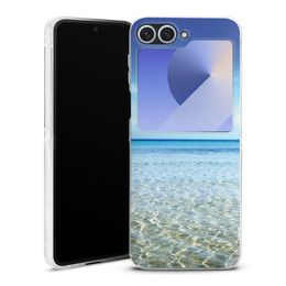 DeinDesign Galaxy Z Flip 6 Handy Hard Case Schutzh&uuml;lle transparent Smartphone Handy H&uuml;lle Sky Ocean Urlaub Hard Case