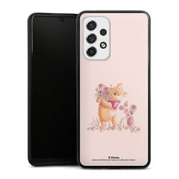 DeinDesign Galaxy A33 5G Handy Slim Case extra d&uuml;nn Silikon Handyh&uuml;lle schwarz H&uuml;lle Winnie The Pooh Piglet Disney Official Licensed Product Silikon Slim Case