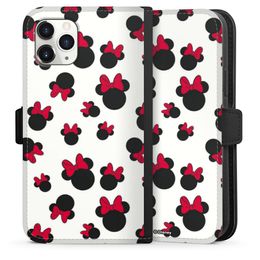 DeinDesign iPhone 11 Pro Handy Klapph&uuml;lle Handyh&uuml;lle aus Kunst Leder schwarz Flip Case Official Licensed Product Minnie Mouse Disney Sideflip mit Lasche