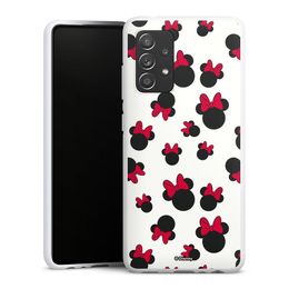 DeinDesign Galaxy A52s 5G Handy Silikon H&uuml;lle Case wei&szlig; Handyh&uuml;lle Official Licensed Product Minnie Mouse Disney Silikon Case