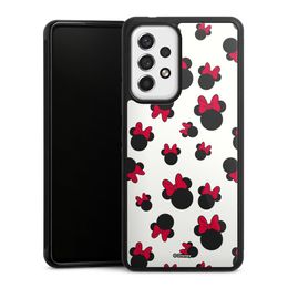 DeinDesign Galaxy A53 5G Handy Gallery Case Handyh&uuml;lle 9H Geh&auml;rtetes Glas R&uuml;ckseite H&uuml;lle Official Licensed Product Disney Minnie Mouse Gallery Case