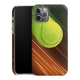 DeinDesign iPhone 12 Pro Handy Premium Case Smartphone Handyh&uuml;lle Schutzh&uuml;lle matt Ball Tennis Hobby Premium Case