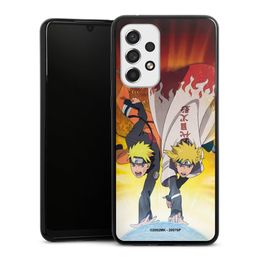 DeinDesign Galaxy A33 5G Handy Slim Case extra d&uuml;nn Silikon Handyh&uuml;lle schwarz H&uuml;lle Naruto Shippuden Minato Namikaze Official Licensed Product Silikon Slim Case
