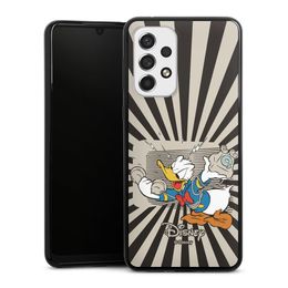 DeinDesign Galaxy A33 5G Handy Slim Case extra d&uuml;nn Silikon Handyh&uuml;lle schwarz H&uuml;lle Donald Duck Official Licensed Product Disney Silikon Slim Case