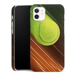DeinDesign iPhone 12 mini Handy Premium Case Smartphone Handyh&uuml;lle Schutzh&uuml;lle matt Ball Tennis Hobby Premium Case