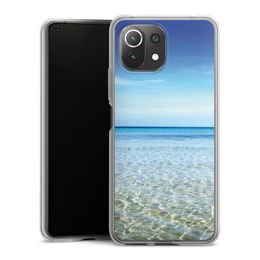 DeinDesign Xiaomi Mi 11 Lite 5G NE Handy Silikon H&uuml;lle Case transparent Handyh&uuml;lle Sky Ocean Urlaub Silikon Case