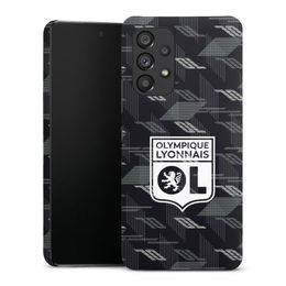 DeinDesign Galaxy A53 5G Handy Premium Case Smartphone Handyh&uuml;lle Schutzh&uuml;lle matt Official Licensed Product Olympique Lyonnais Ol Premium Case