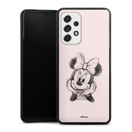 DeinDesign Galaxy A33 5G Handy Slim Case extra d&uuml;nn Silikon Handyh&uuml;lle schwarz H&uuml;lle Disney Minnie Mouse Official Licensed Product Silikon Slim Case
