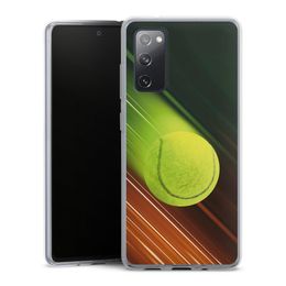 DeinDesign Galaxy S20 FE 5G Handy Silikon H&uuml;lle Case transparent Handyh&uuml;lle Ball Tennis Hobby Silikon Case