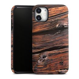 DeinDesign iPhone 11 Handy Panzer Handyh&uuml;lle robuste Outdoor H&uuml;lle Schutzh&uuml;lle matt Wood Beams Wooden Look Tough Case
