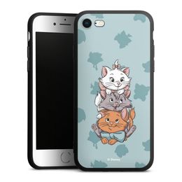 DeinDesign iPhone SE (2020) Handy Premium Silikon H&uuml;lle Handyh&uuml;lle schwarz Case Aristocats Cat Disney Silikon Premium Case