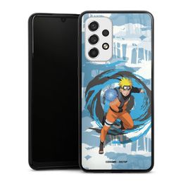 DeinDesign Galaxy A33 5G Handy Slim Case extra d&uuml;nn Silikon Handyh&uuml;lle schwarz H&uuml;lle Manga Official Licensed Product Naruto Shippuden Silikon Slim Case