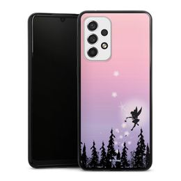 DeinDesign Galaxy A33 5G Handy Slim Case extra d&uuml;nn Silikon Handyh&uuml;lle schwarz H&uuml;lle Official Licensed Product Tinkerbells Disney Silikon Slim Case