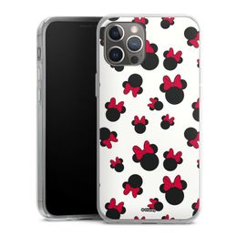 DeinDesign iPhone 12 Pro Max Handy Silikon H&uuml;lle Case transparent Handyh&uuml;lle Official Licensed Product Minnie Mouse Disney Silikon Case