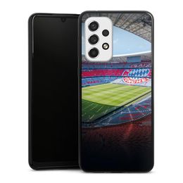 DeinDesign Galaxy A33 5G Handy Slim Case extra d&uuml;nn Silikon Handyh&uuml;lle schwarz H&uuml;lle Fcb Stadium Fc Bayern M&uuml;nchen Silikon Slim Case