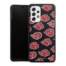 DeinDesign Galaxy A33 5G Handy Slim Case extra d&uuml;nn Silikon Handyh&uuml;lle schwarz H&uuml;lle Akatsuki Naruto Shippuden Pattern Silikon Slim Case