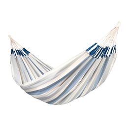 La Siesta H&auml;ngematte Kingsize Hammock Outdoor Blau/Wei&szlig;