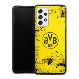DeinDesign Galaxy A33 5G Handy Slim Case extra d&uuml;nn Silikon Handyh&uuml;lle schwarz H&uuml;lle Bvb Borussia Dortmund Official Licensed Product Silikon Slim Case