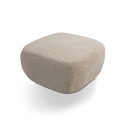 POLSTERHOCKER AMICO Modern Sitzhocker, Fu&szlig;hocker Beige