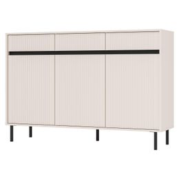 SIDEBOARD OSTIA 149/100/40 cm mit 3 Schubladen 3 T&uuml;ren Beige