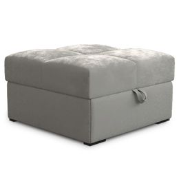 POUF MIZA Beige 65x65 cm