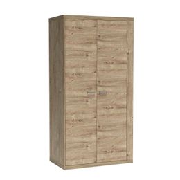 DREHT&Uuml;RENSCHRANK YASUO 102/200,5/57,5 cm 2-t&uuml;rig Eichefarben