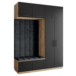 GARDEROBENSCHRANK REMA 180/240/60 cm Modern Eiche Wotan