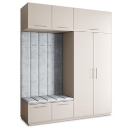 GARDEROBENSCHRANK REMA 200/240/60 cm Modern Kaschmir