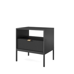 NACHTTISCH STELLARE 54/56/39 cm Schwarz