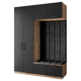 GARDEROBENSCHRANK REMA 180/240/60 cm Modern Eichefarben